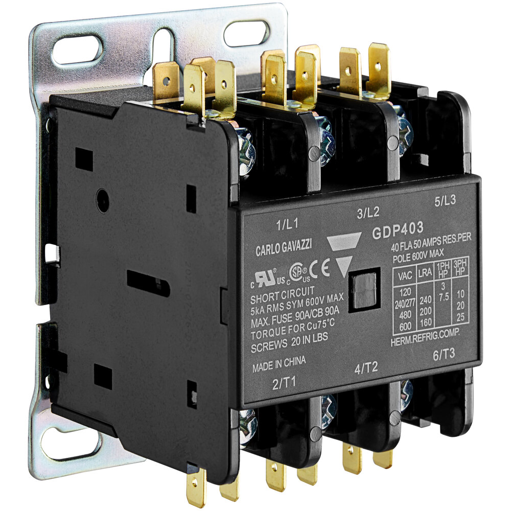 AccuTemp AT0E-1587-8 3 Pole Contactor for E6 Evolution Units - 24V