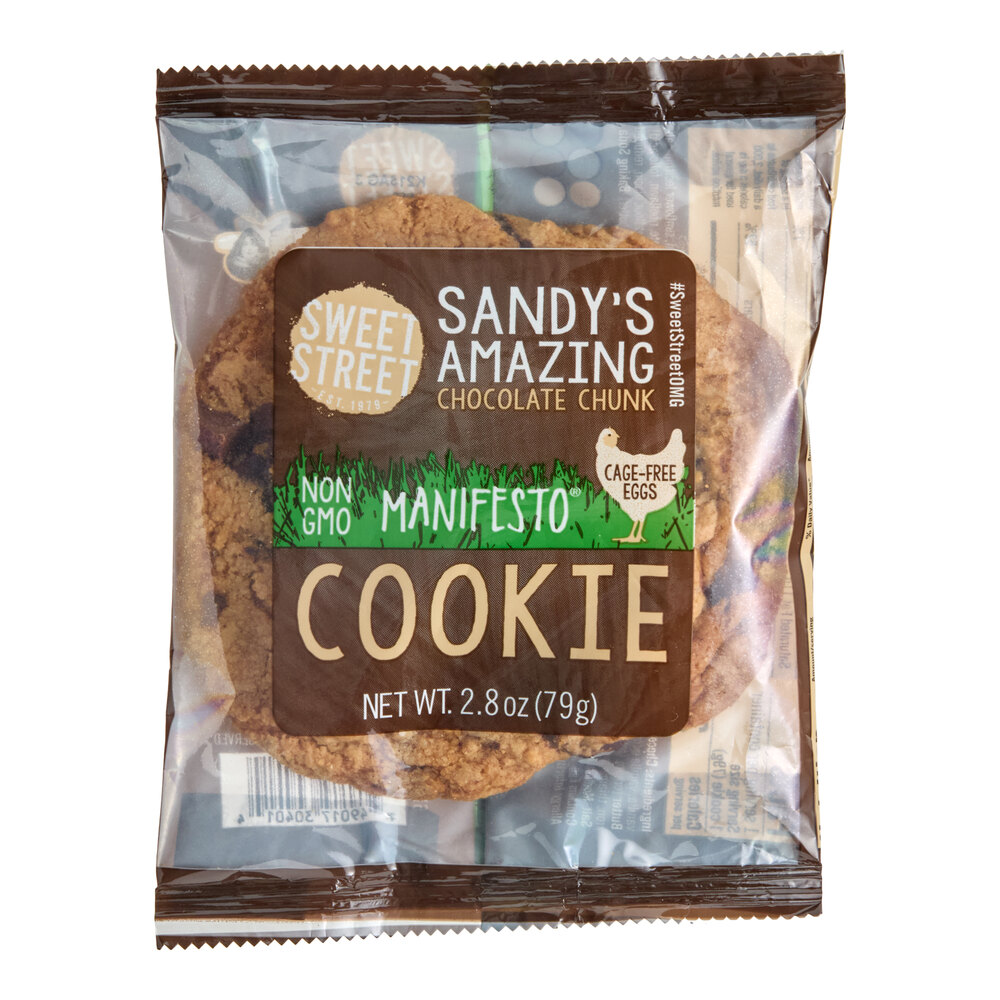 Sweet Street Desserts Frozen Sandy's Amazing Chocolate Chunk Cookie 2.8 ...
