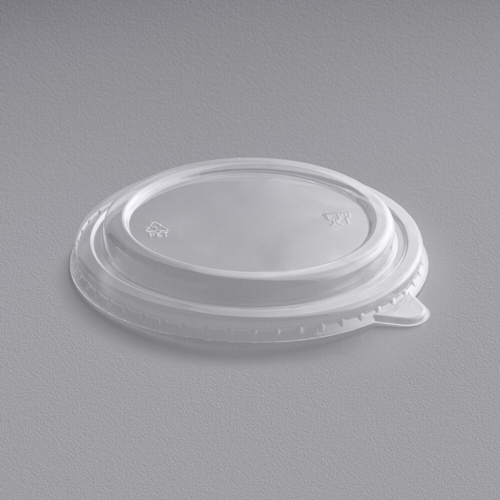 Choice 16-32 oz. Round PET Take-Out Lid - 300/Case