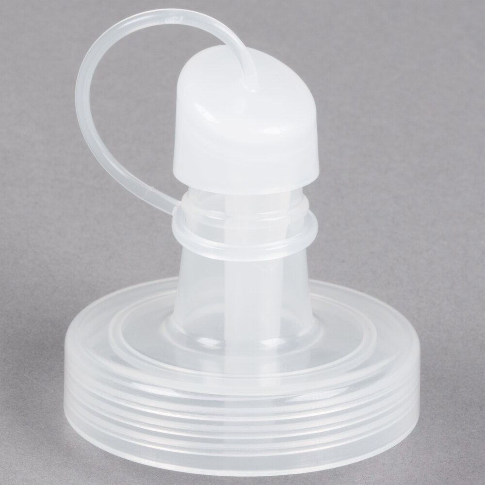 GET Lid with Stopper for GET SDB-16 and SDB-32 Bottles - 12/Pack