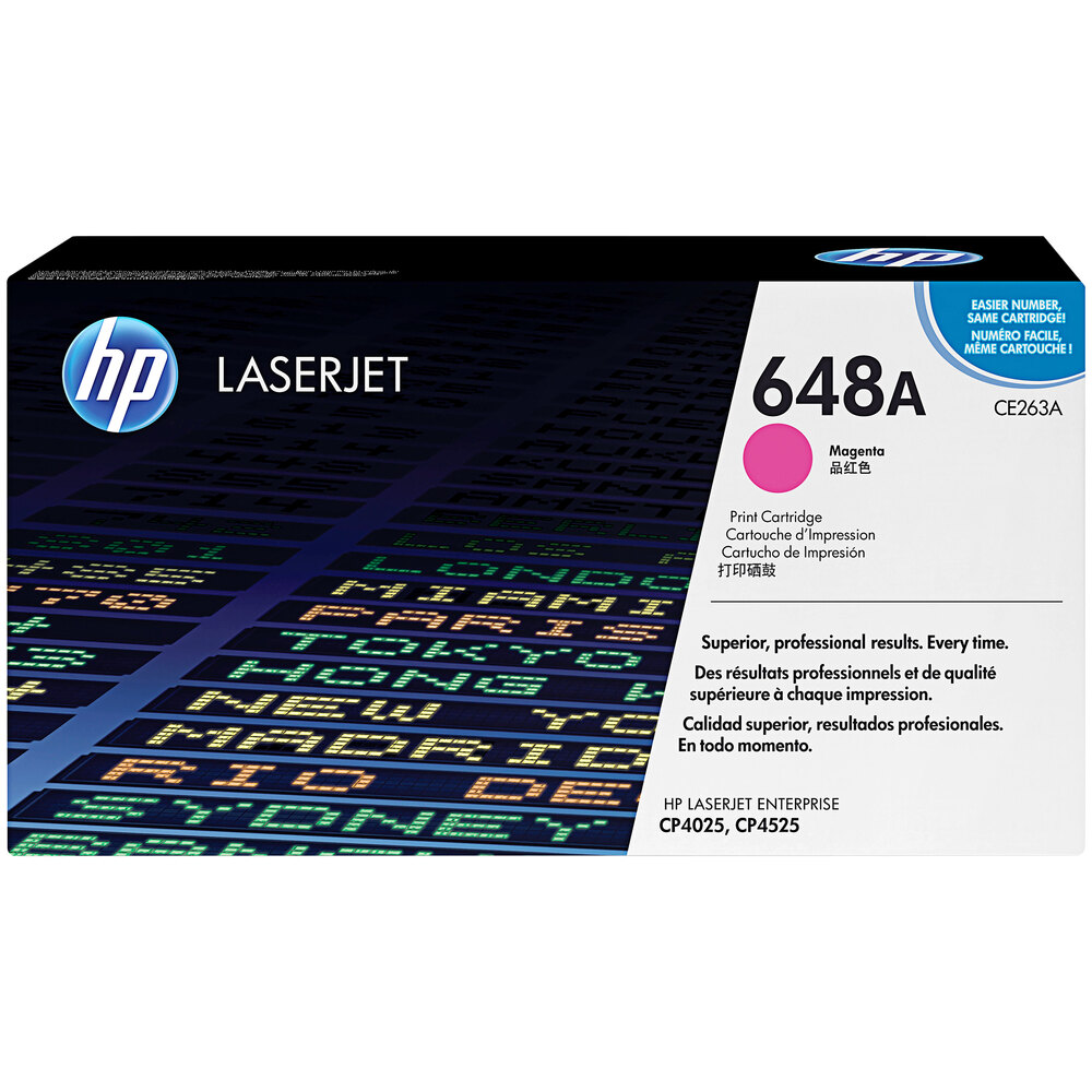 HP CE263A Magenta Original LaserJet Printer Toner Cartridge