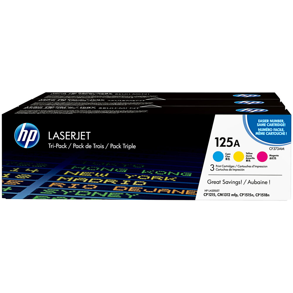 HP CE259A Cyan, Magenta, and Yellow Multipack Original LaserJet Printer ...