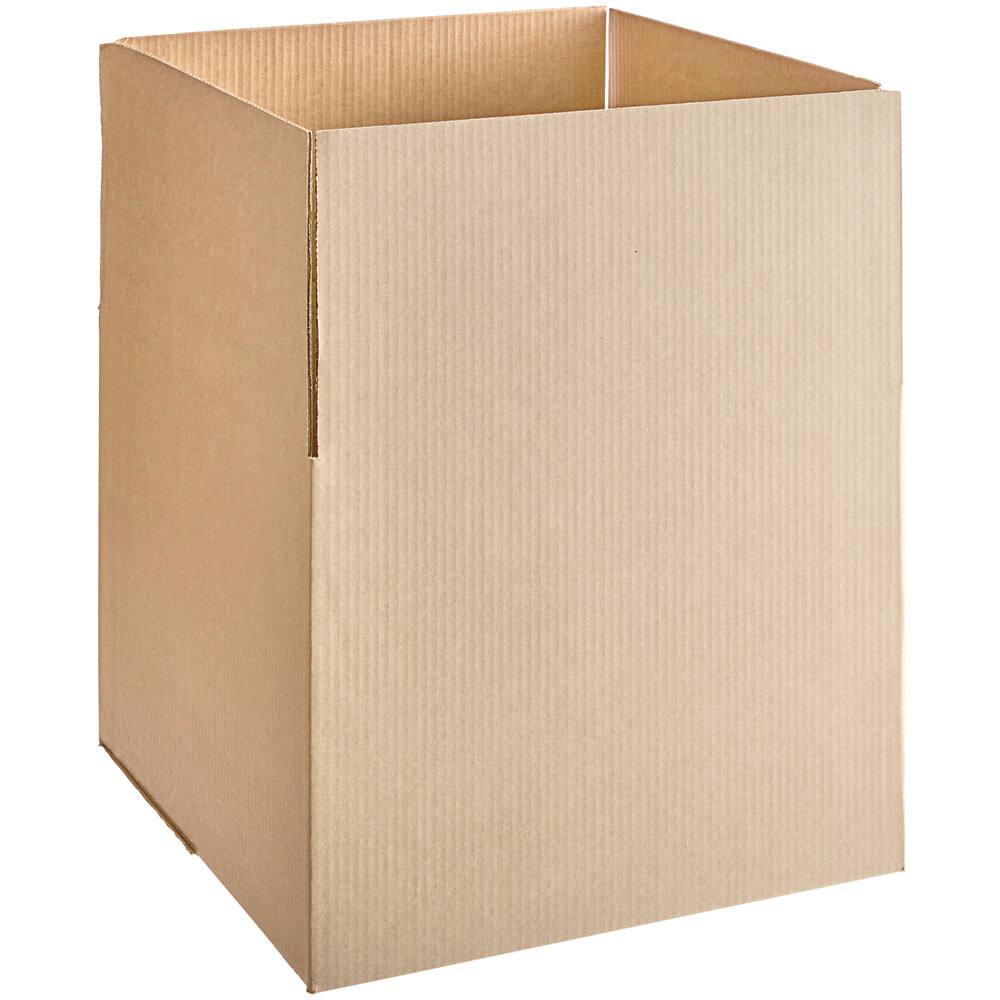 Lavex 20" x 20" x 18" Kraft Corrugated RSC Shipping Box - 10/Case