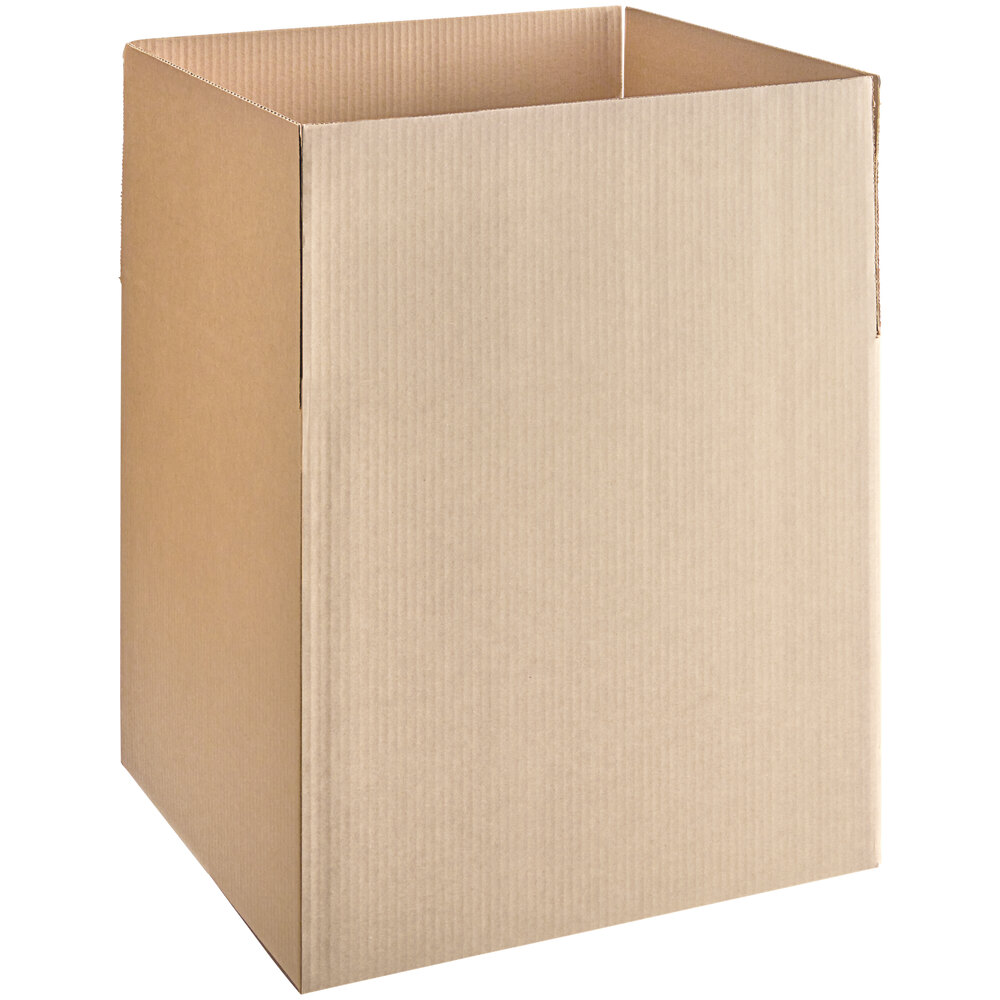 Lavex 20" x 18" x 18" Kraft Corrugated RSC Shipping Box - 15/Case