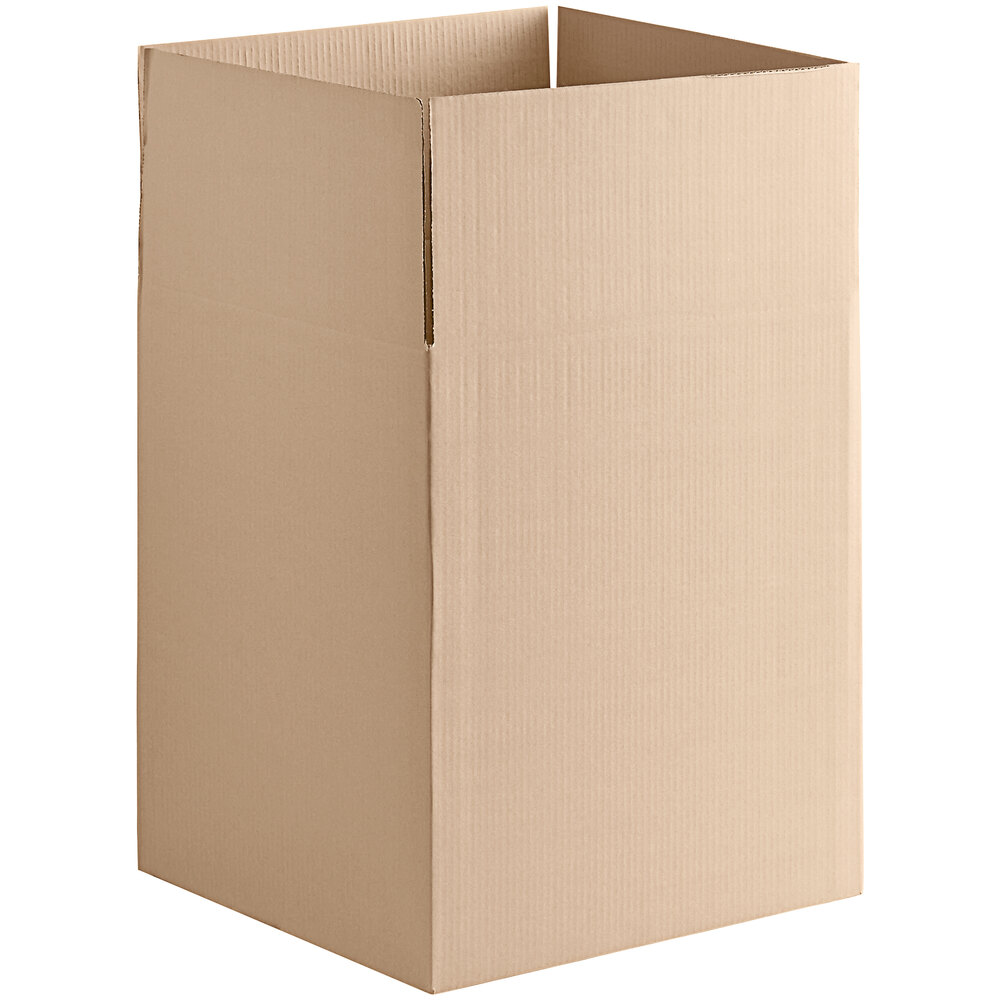 Lavex 20" x 18" x 22" Kraft Corrugated RSC Shipping Box - 10/Case