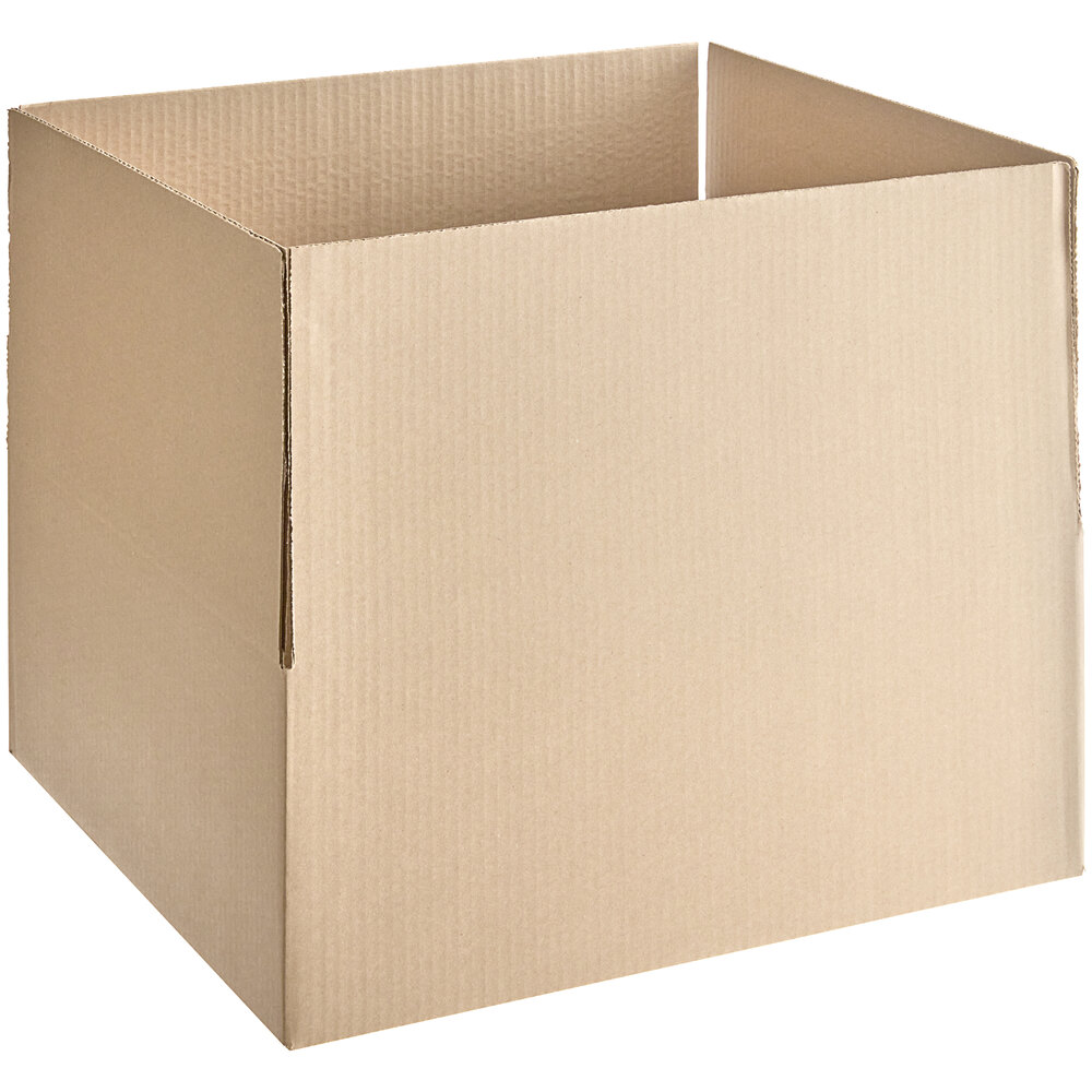 Lavex 20" x 18" x 8" Kraft Corrugated RSC Shipping Box - 25/Case