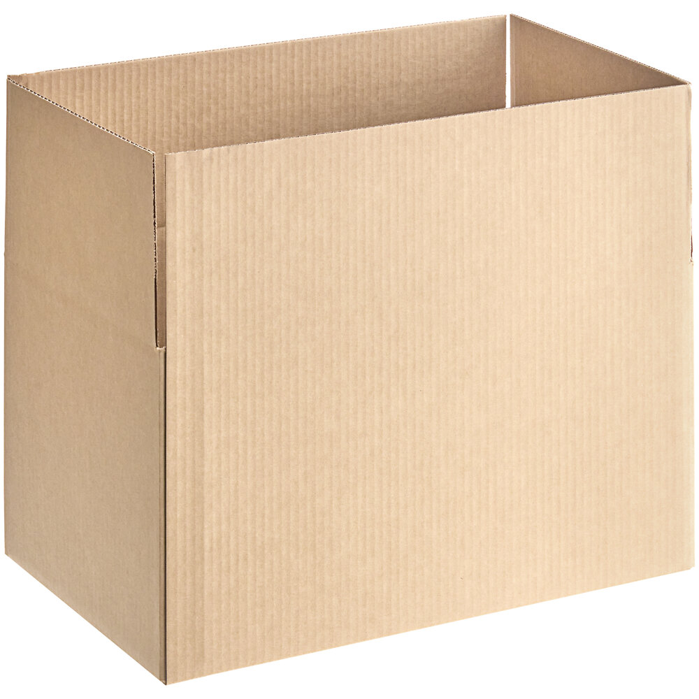 Lavex 20" x 12" x 10" Kraft Corrugated RSC Shipping Box - 20/Case