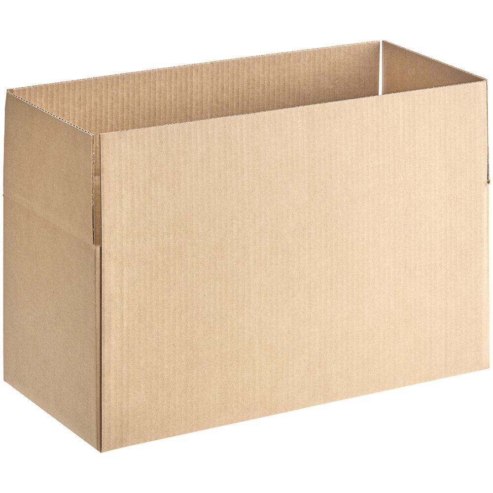 Lavex 22" x 10" x 9" Kraft Corrugated RSC Shipping Box - 20/Case