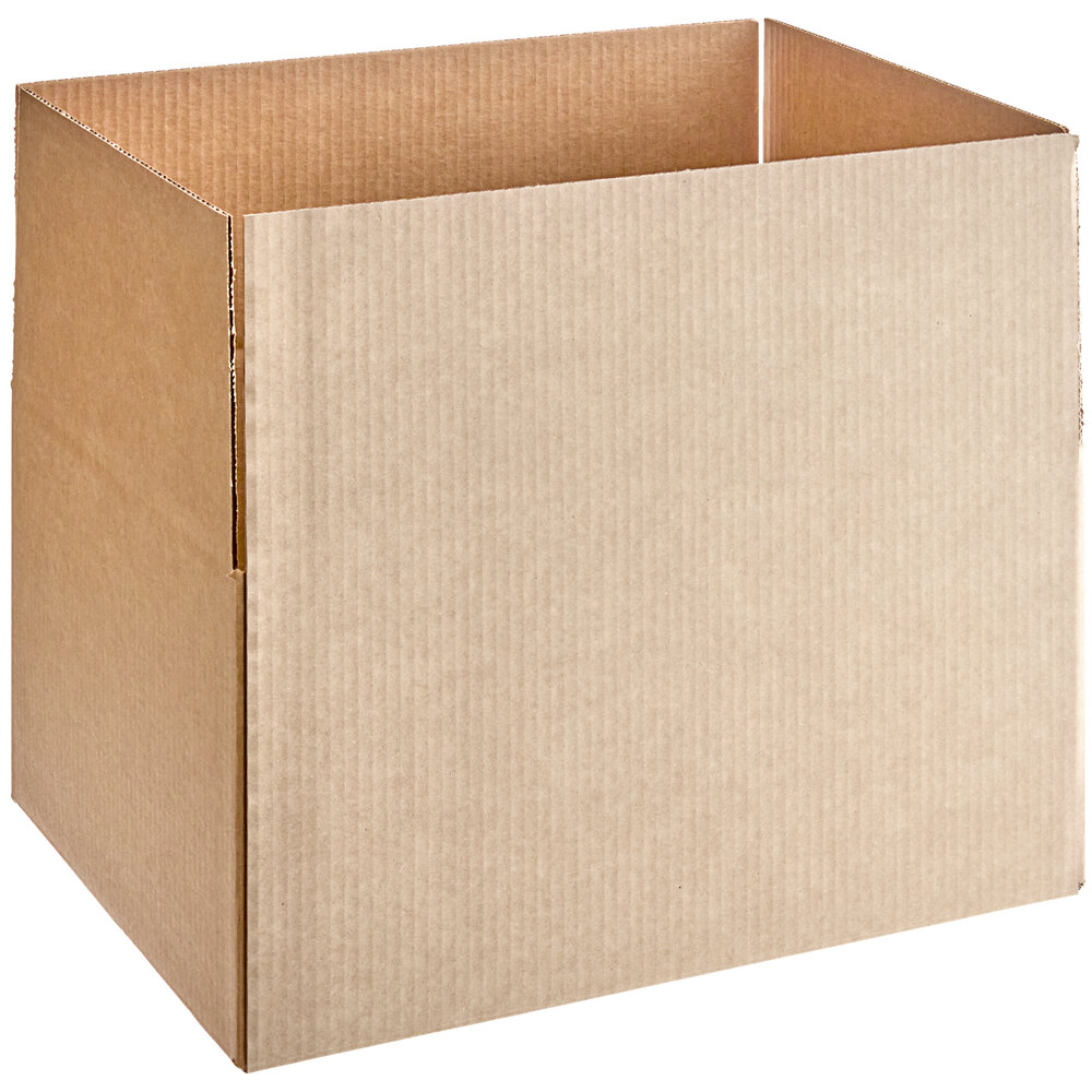 Lavex 20" x 15" x 9" Kraft Corrugated RSC Shipping Box - 25/Case
