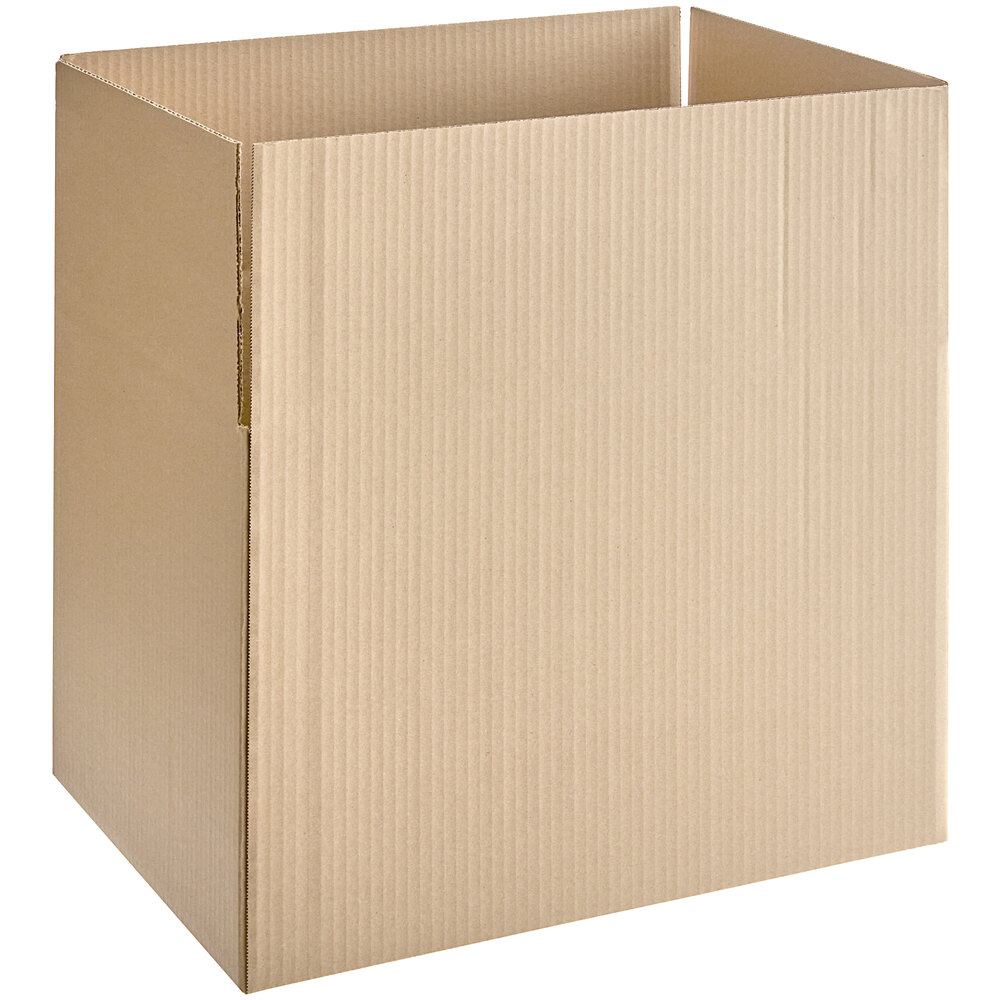 Lavex 18" x 16" x 16" Kraft Corrugated RSC Shipping Box - 20/Case