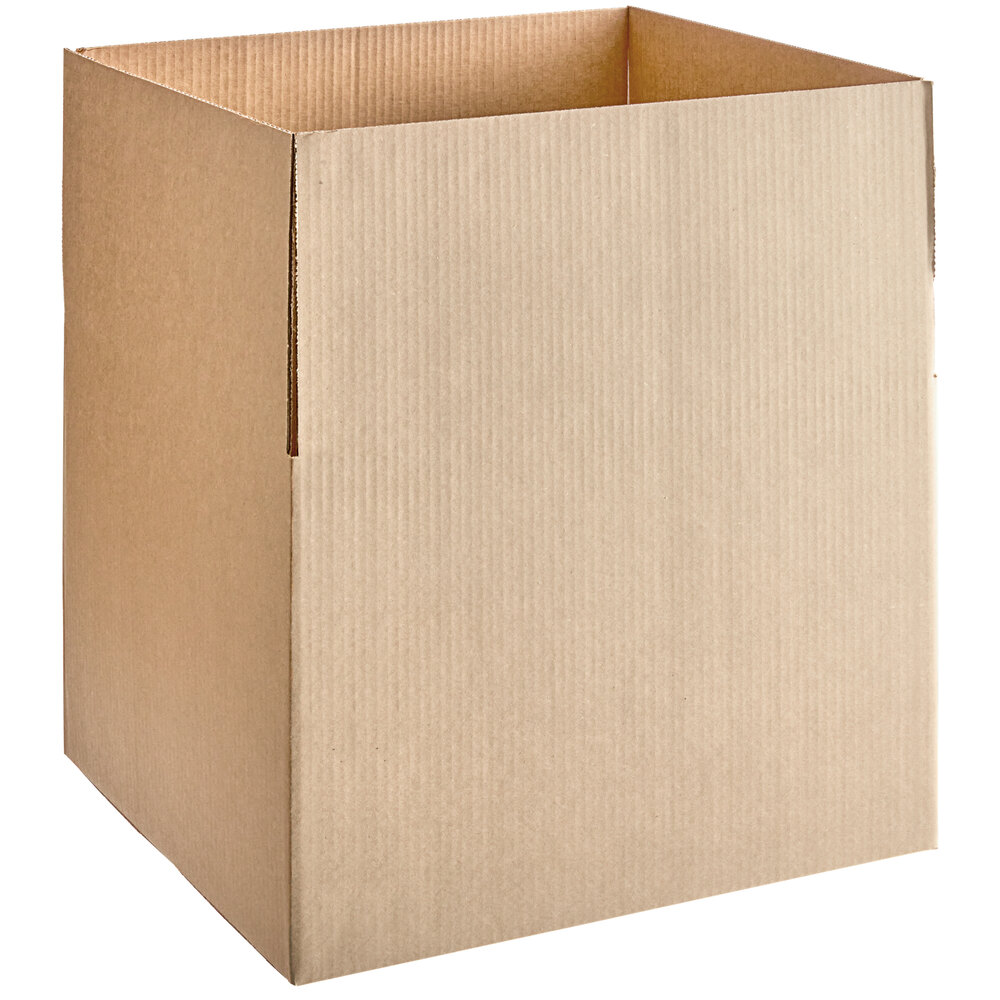 Lavex 20" x 18" x 12" Kraft Corrugated RSC Shipping Box - 10/Case