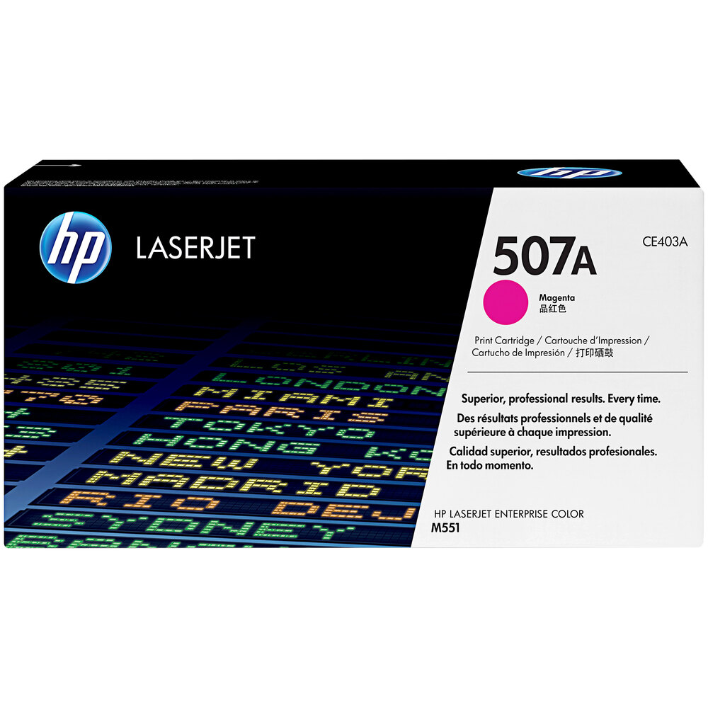 HP CE403A Magenta Original LaserJet Printer Toner Cartridge