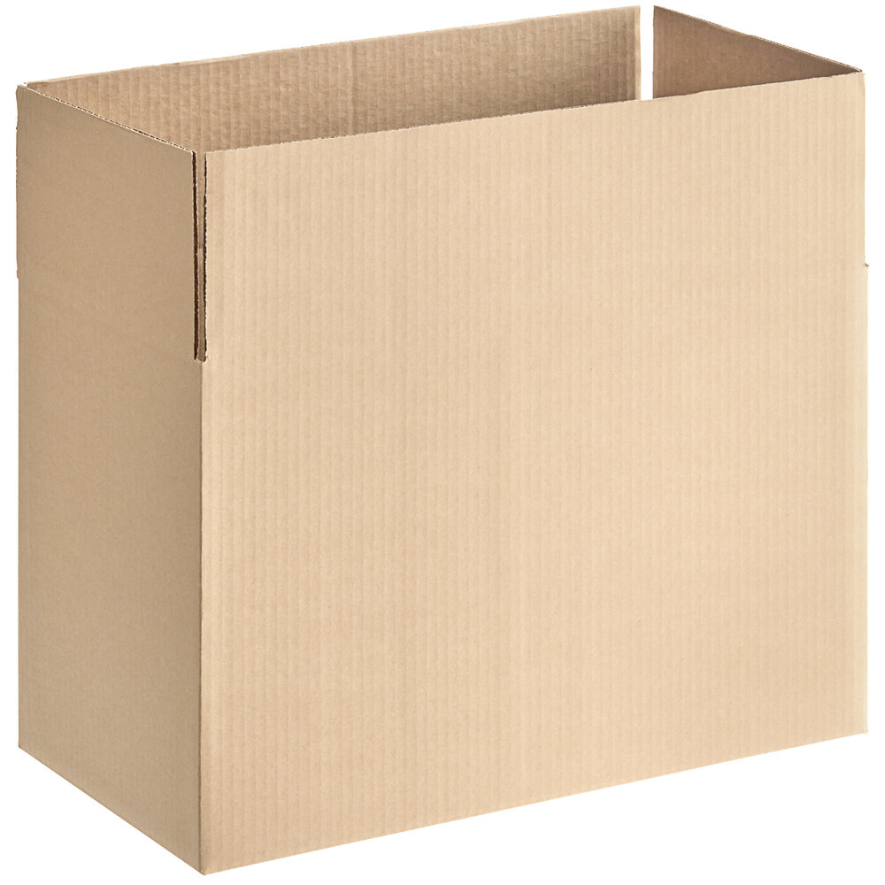 Lavex 20" x 10" x 12" Kraft Corrugated RSC Shipping Box - 25/Case