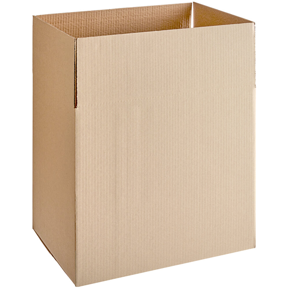 Lavex 20" x 14" x 16" Kraft Corrugated RSC Shipping Box - 20/Case