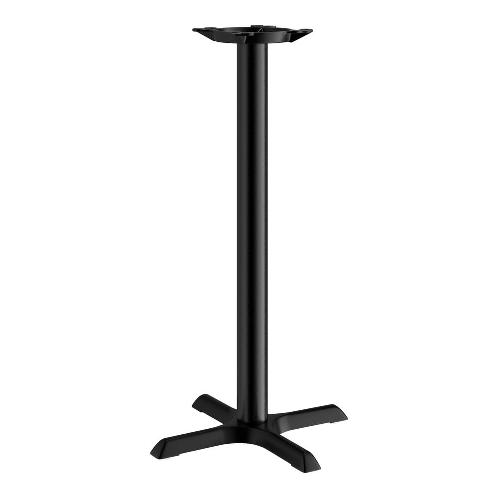 Lancaster Table & Seating Cast Iron 22" x 22" Black 3" Bar Height ...