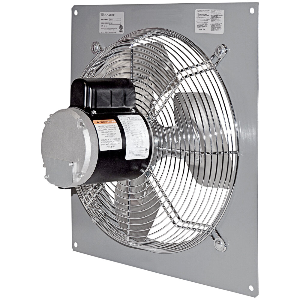 Canarm 16" 2-Speed Panel-Mounted Exhaust Fan P16-3 - 2580 CFM, 1725 RPM ...