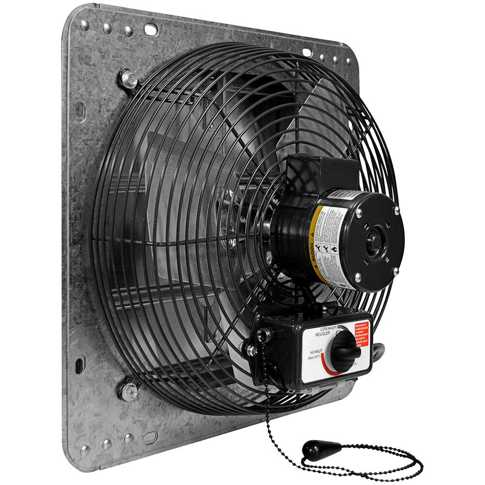 Canarm 10" 3-Speed Shutter-Mounted Fan GSF3-10A - 600 CFM, 1520 RPM, 120V