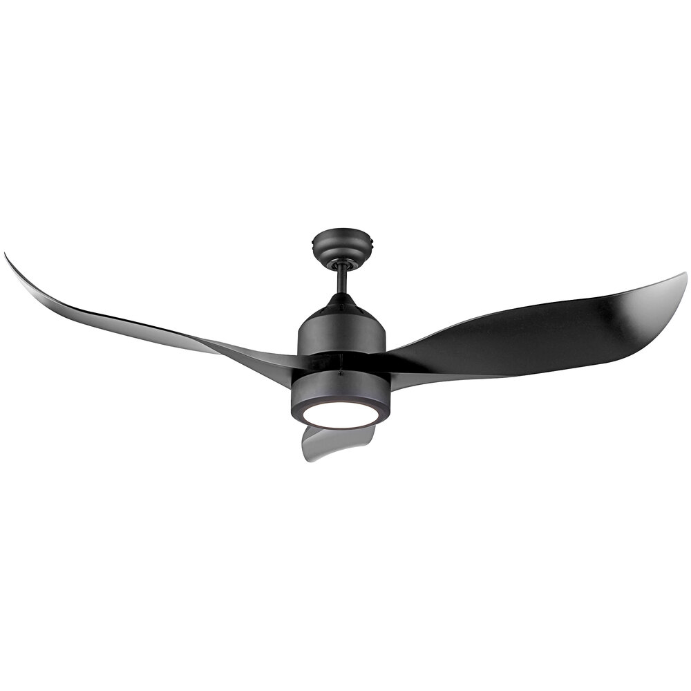 Canarm Aria 52" Black Ceiling Fan with LED Light - 2852 CFM, 120V