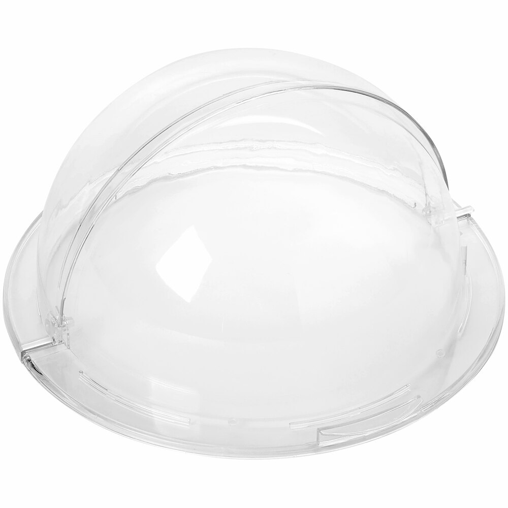 American Metalcraft 14 1/2" x 7 1/2" Round Roll Top Polycarbonate Tray ...