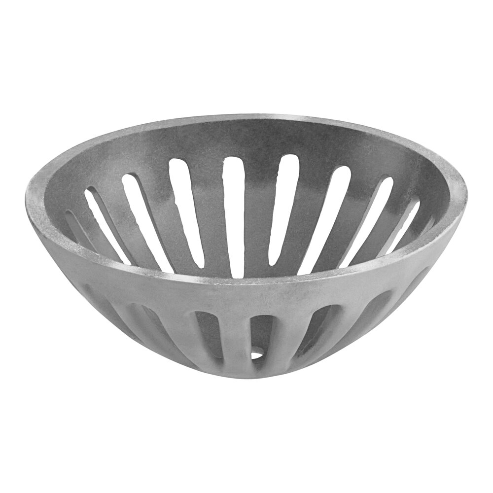Regency 600FSD12 5 1/2" Aluminum Dome Strainer for 12" Floor Sinks