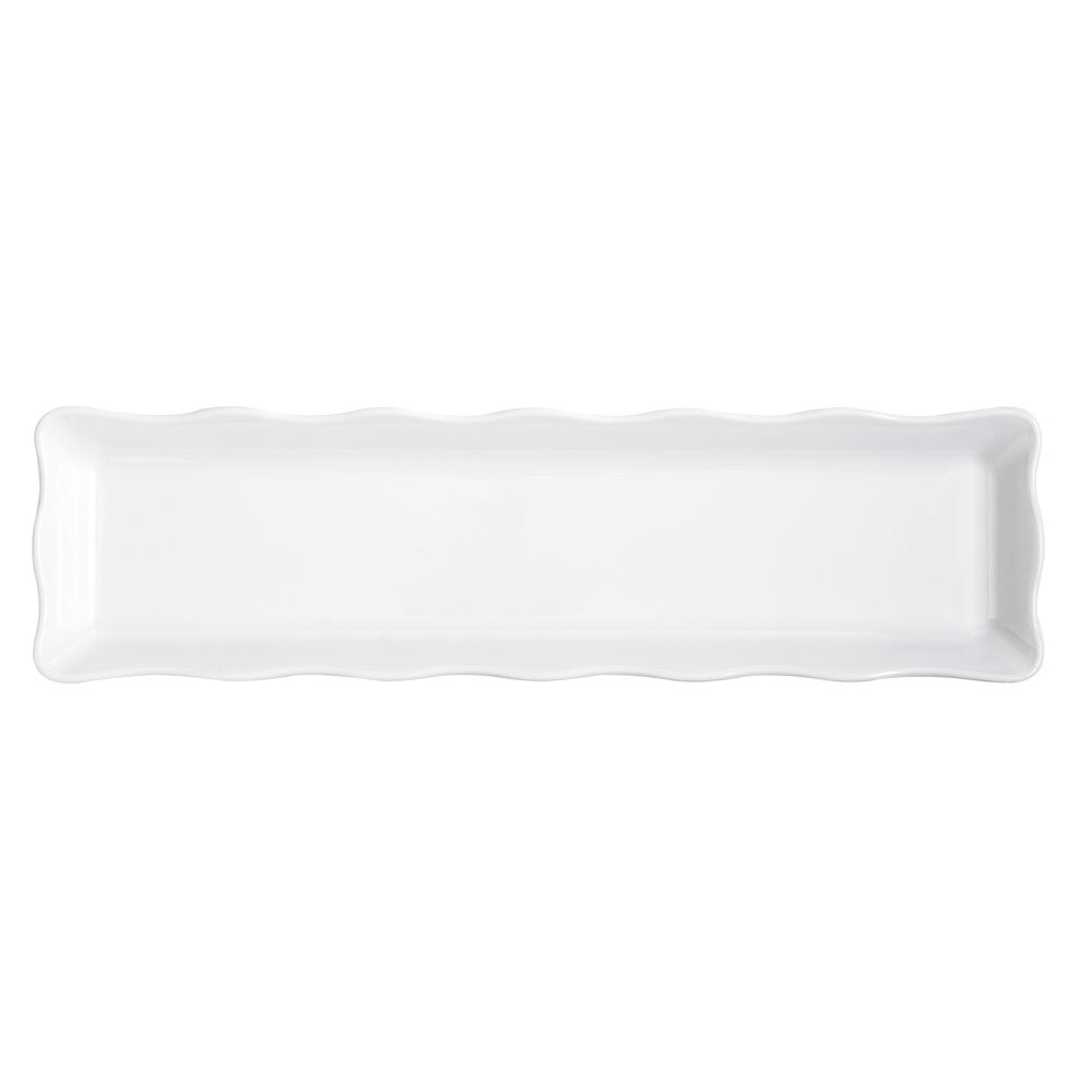 GET ML-113-W Bake and Brew 23" x 5 1/4" White Melamine Rectangular ...