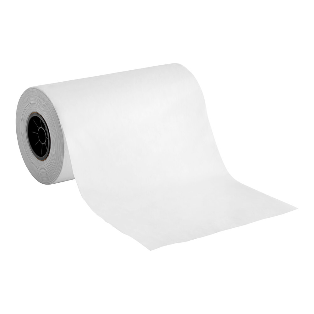 Choice 12" x 1000' 40 lb. Wet Wax Paper Roll