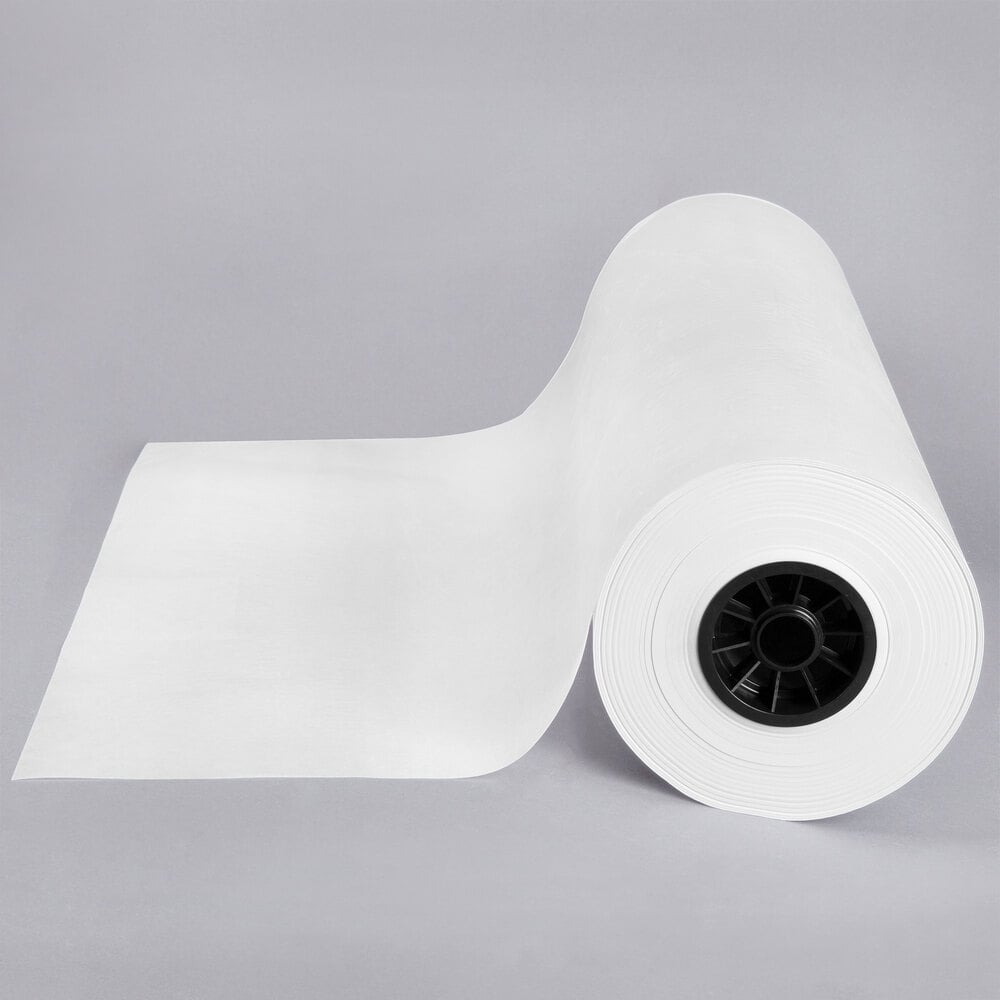 Choice 24" x 1000' 55# Premium Wet Wax Paper Roll