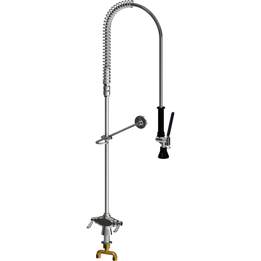 Chicago Faucets 919-VBXKCAB Deck-Mounted Pre-Rinse Faucet