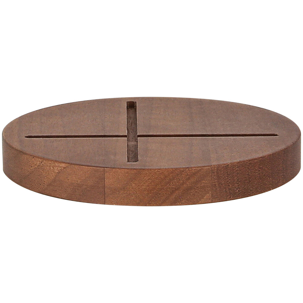 RAK Porcelain Sketches 4 11/16" Wood Round Stand - 12/Case