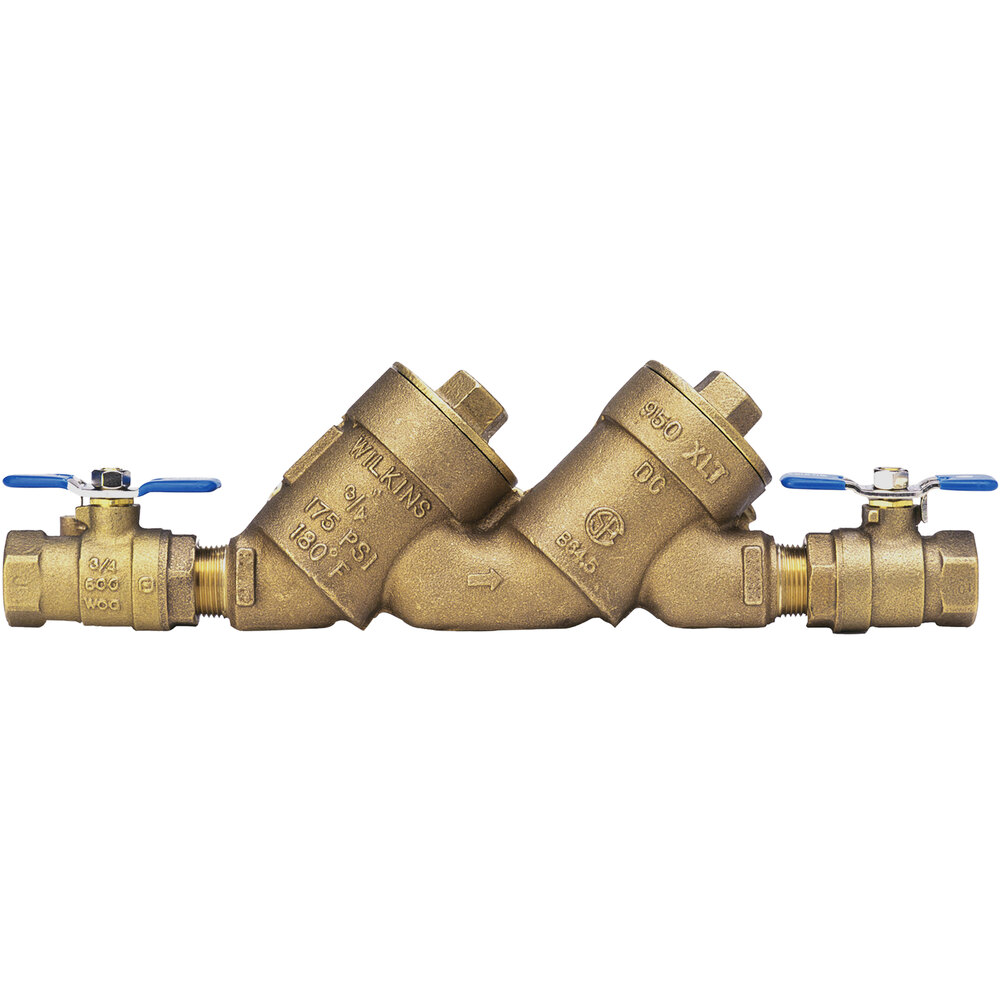 Zurn Elkay 34-950XLT 3/4" Double Check Valve Backflow Preventer with ...