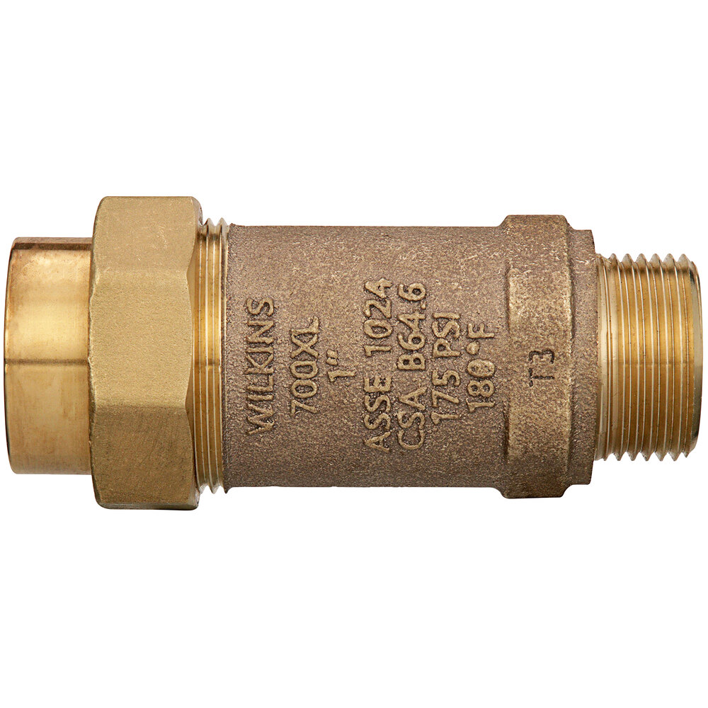 Zurn Elkay 1UFMX1MM-700XL Dual Valve Check with Union Female and Male ...