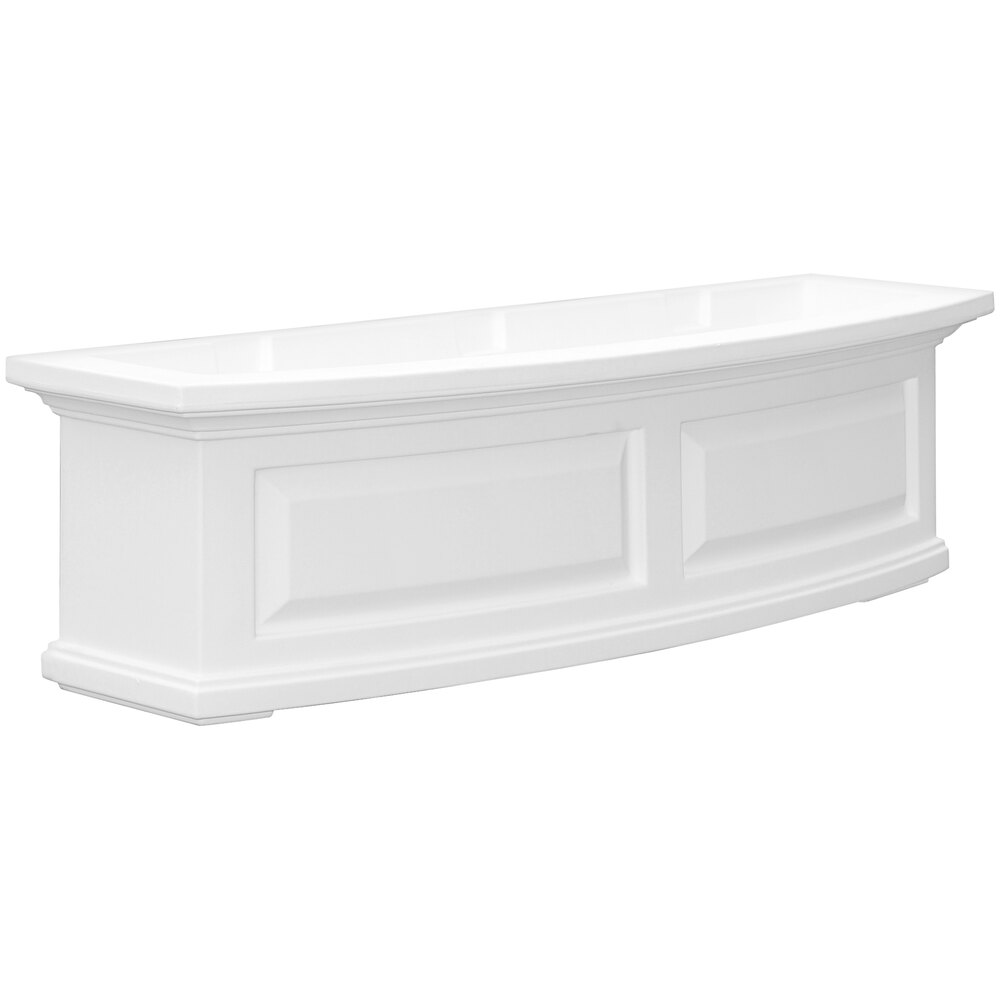Mayne Nantucket 11 3/4" x 36" x 10 1/4" White Window Box
