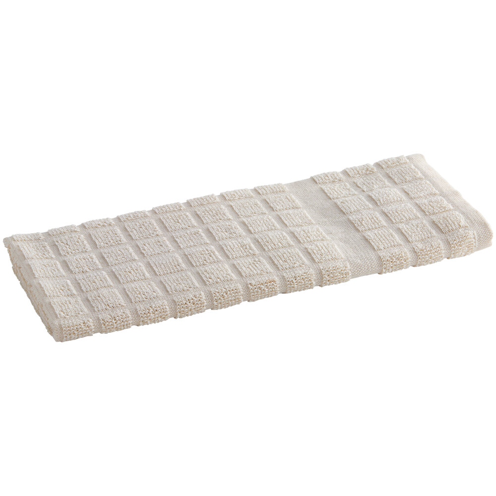 Oxford Kitchen Ensemble 15" x 25" Beige 32 oz. 100% Ringspun Cotton ...