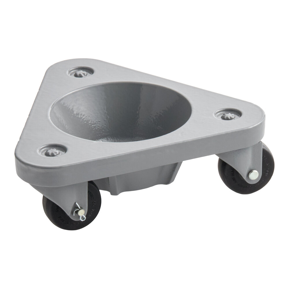 Bond 375 lb. Cast Steel Triangular Cup Dolly with Hard Tread Rubber ...