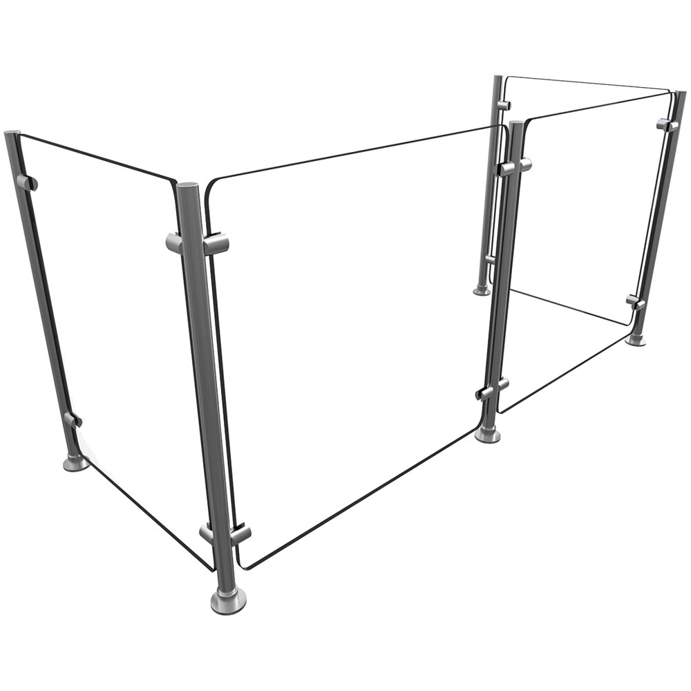 Hatco Flav-R-Shield 48" Full Service Pass-Over Sneeze Guard with 2 Bays ...