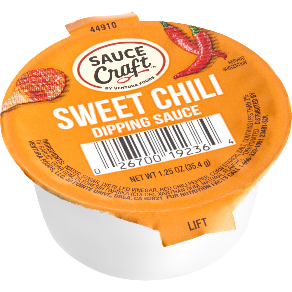 Sauce Craft Sweet Chili Sauce Cup 1.25 oz. - 96/Case