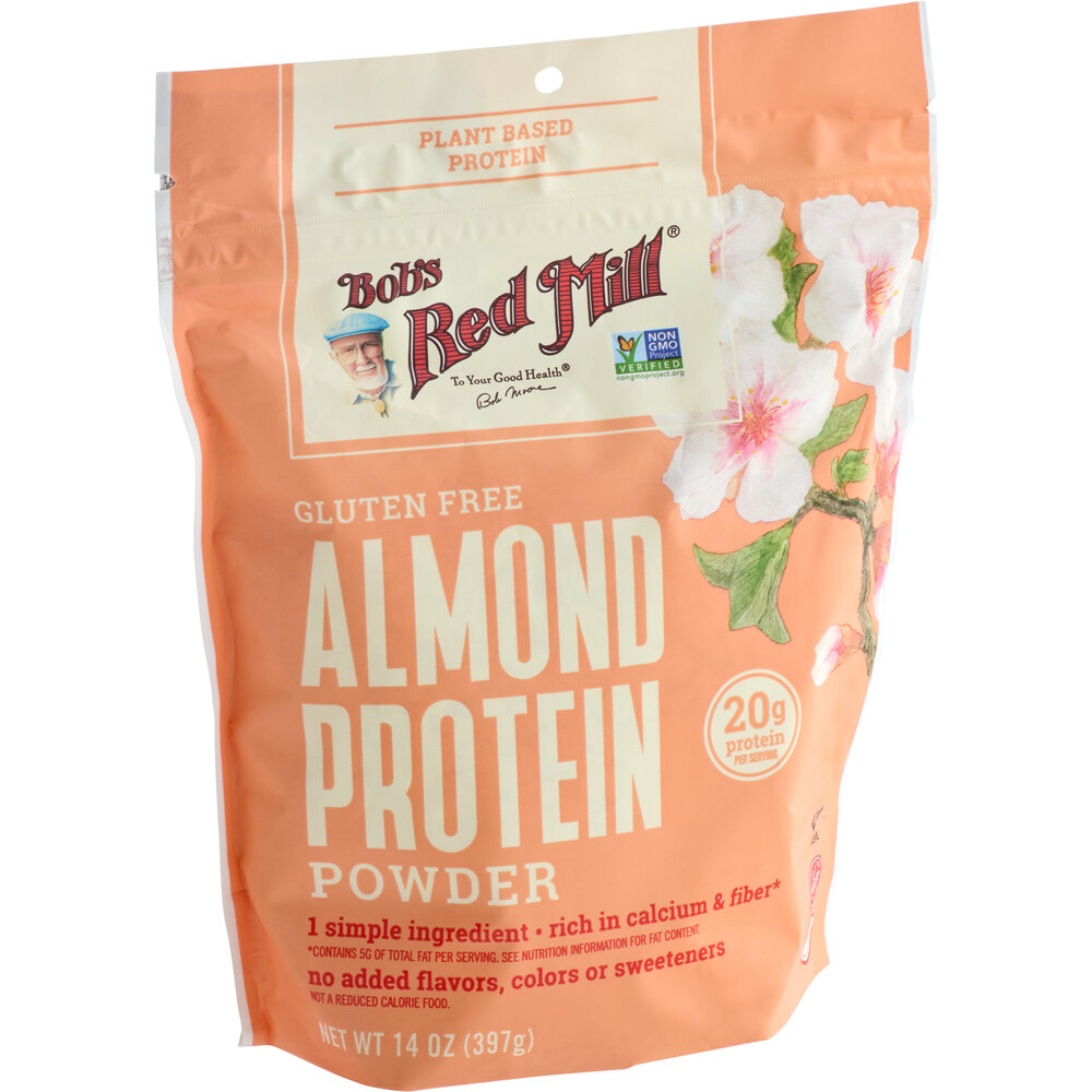 Bob's Red Mill Gluten-Free Almond Protein Powder 14 oz. - 4/Case
