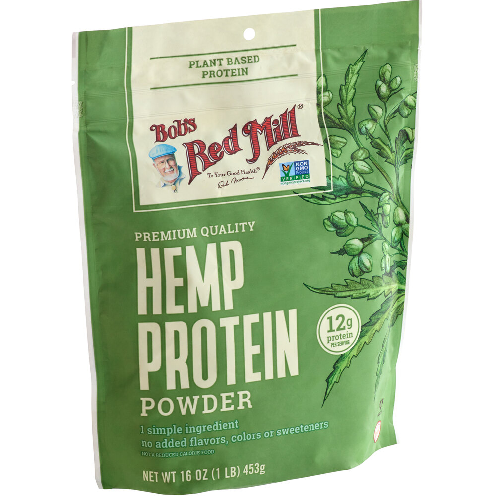 Bob's Red Mill Hemp Protein Powder 16 oz. - 4/Case