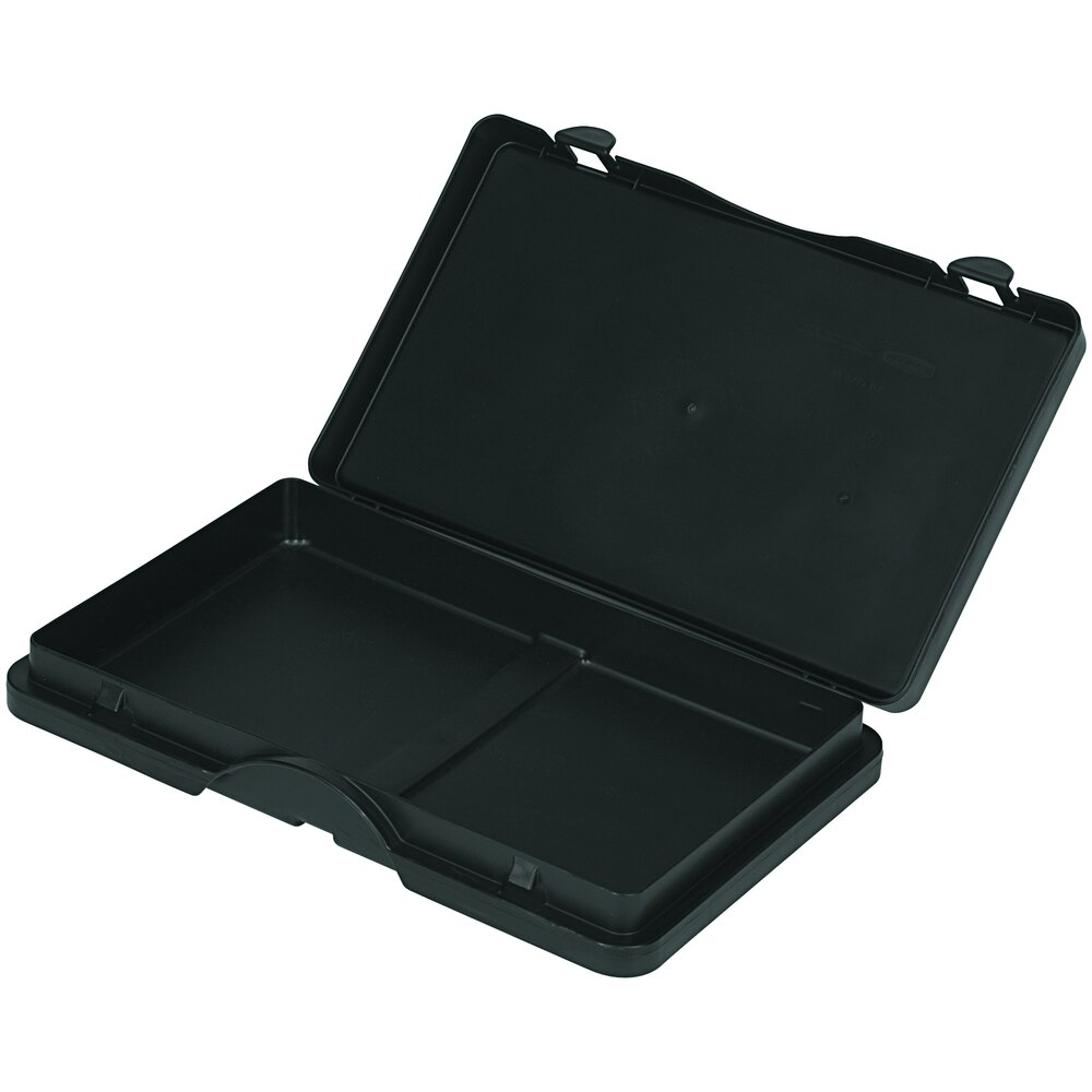 Rubbermaid® Executive FG617900BLA Black Waste / Bag Lid with Storage ...