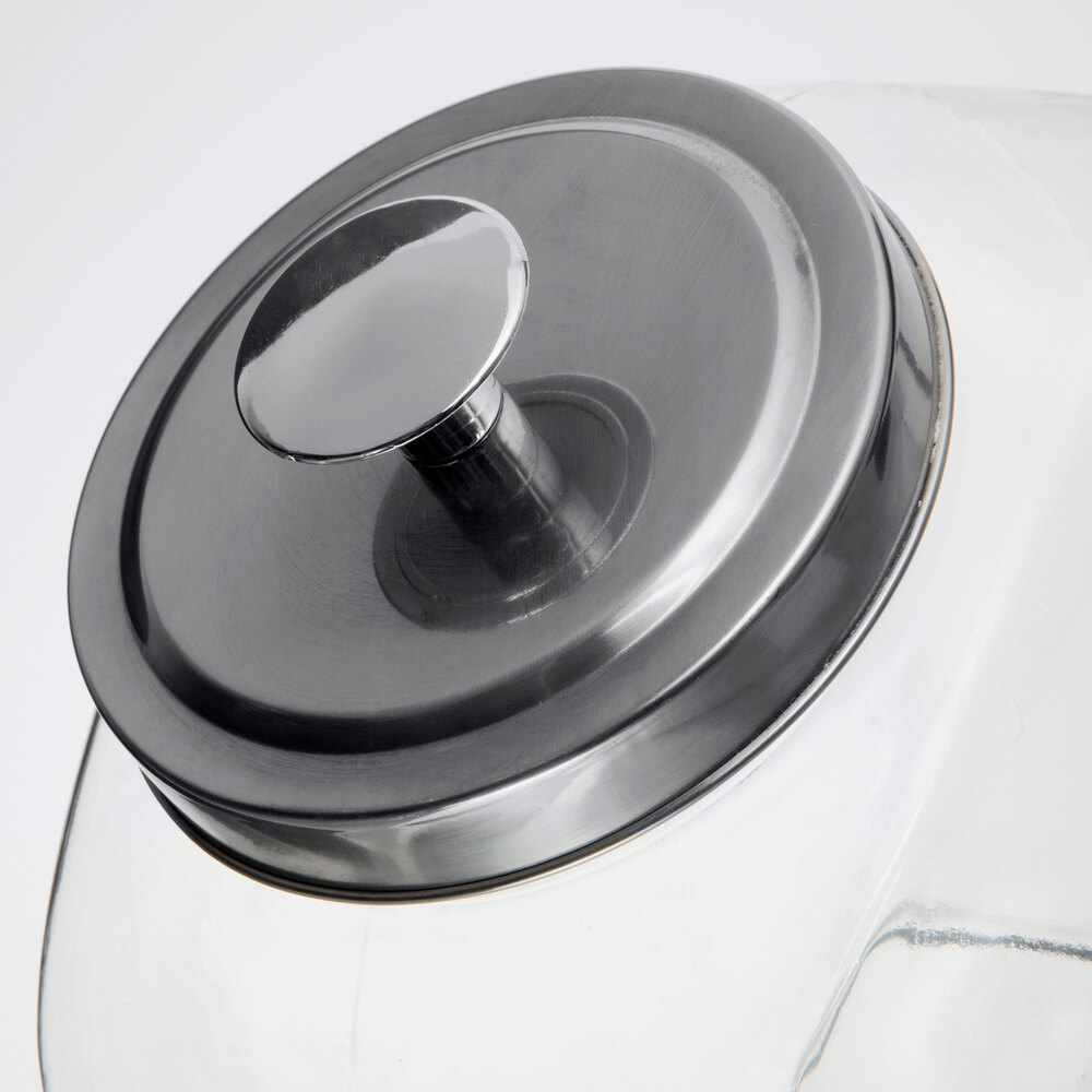 Penny Candy Jar w/ Chrome Lid - 1 Gallon