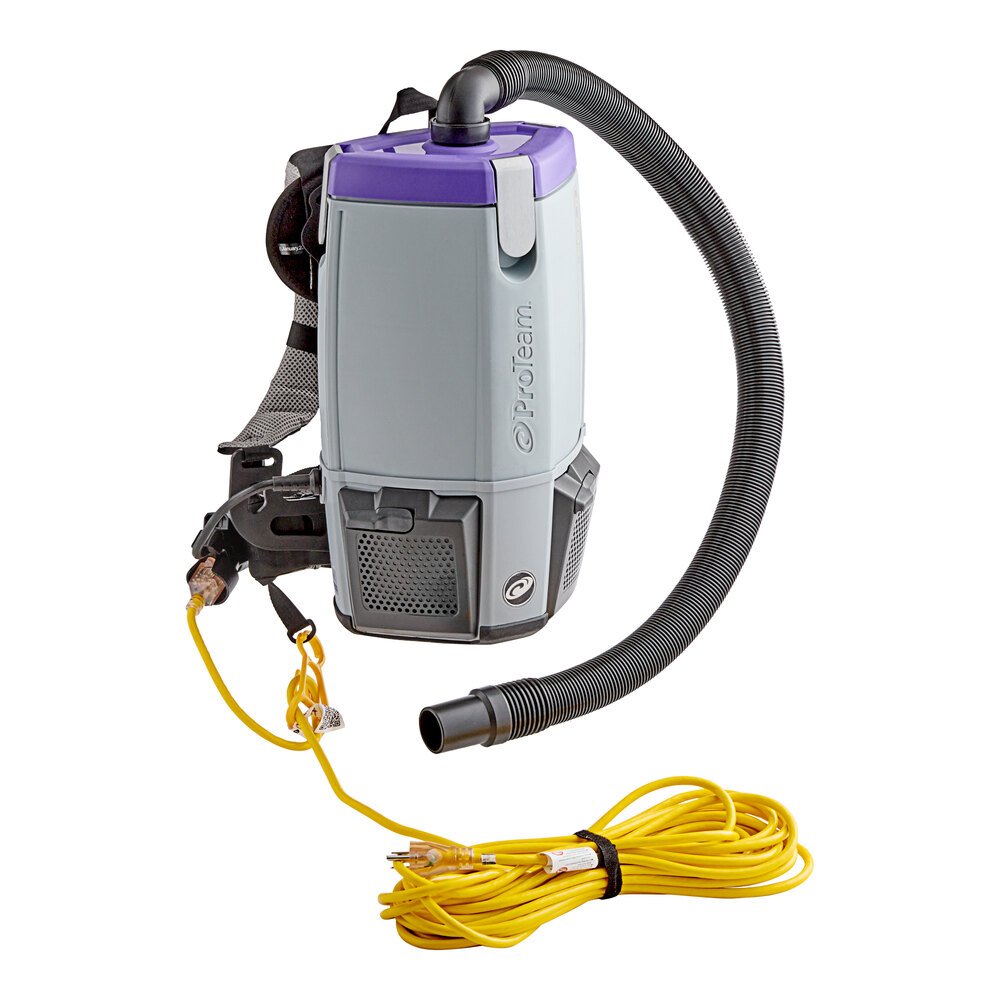 ProTeam 107534 Super Coach Pro 6 Qt. Backpack Vacuum with 107531 ...
