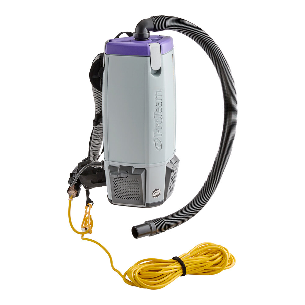 ProTeam 107339 Super Coach Pro 10 Qt. Backpack Vacuum with 105889 Hard ...