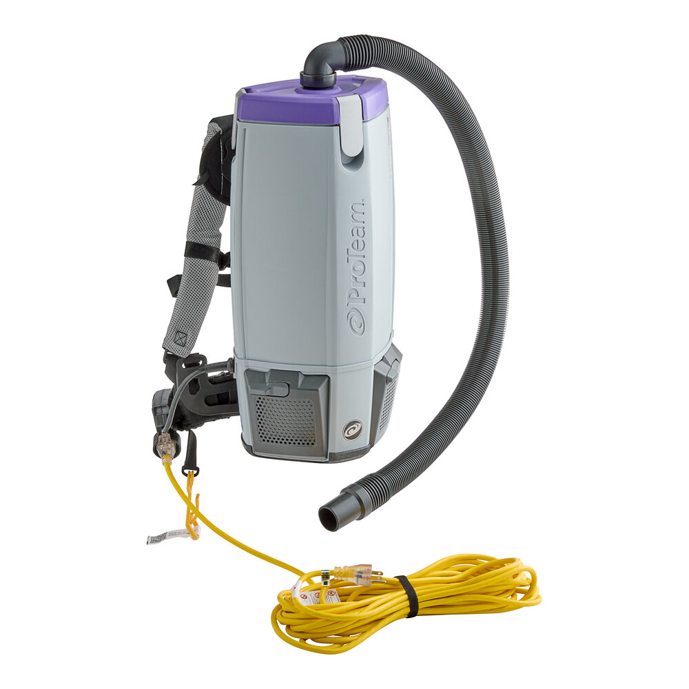 ProTeam 107341 Super Coach Pro 10 Qt. Backpack Vacuum with 106841 18 ...