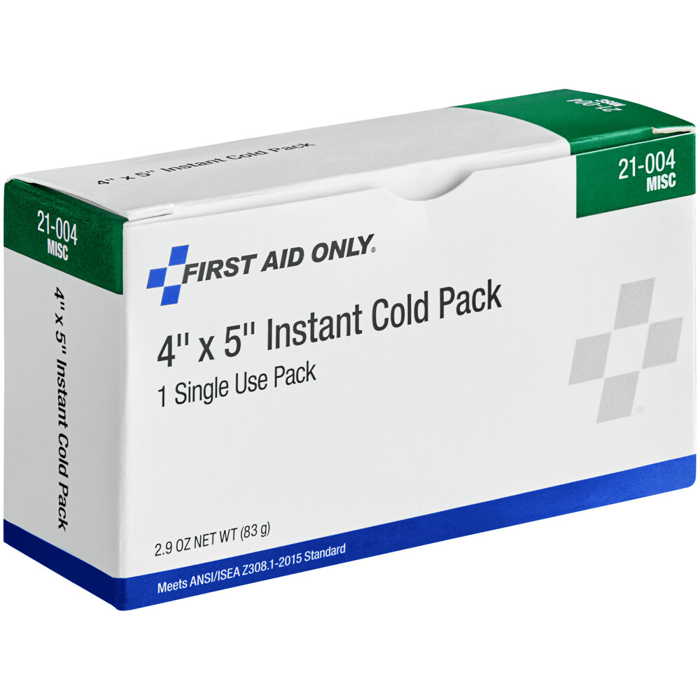 First Aid Only 21-004-084 4" x 5" Instant Cold Pack