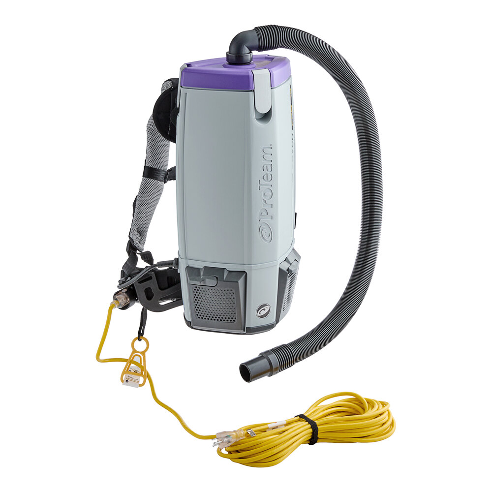ProTeam 107342 Super Coach Pro 10 Qt. Backpack Vacuum with 105891 Hard ...