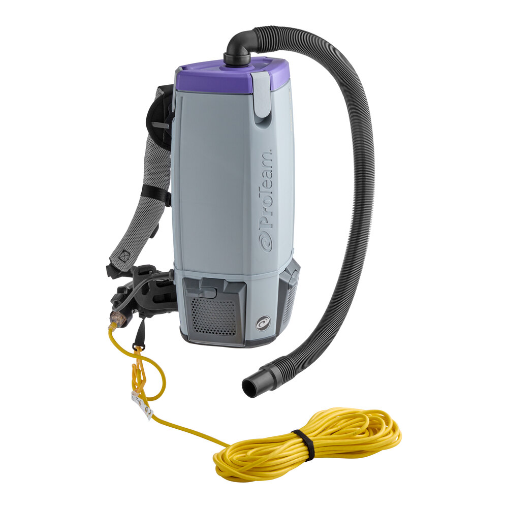 ProTeam 107537 Super Coach Pro 10 Qt. Backpack Vacuum with 107531 ...