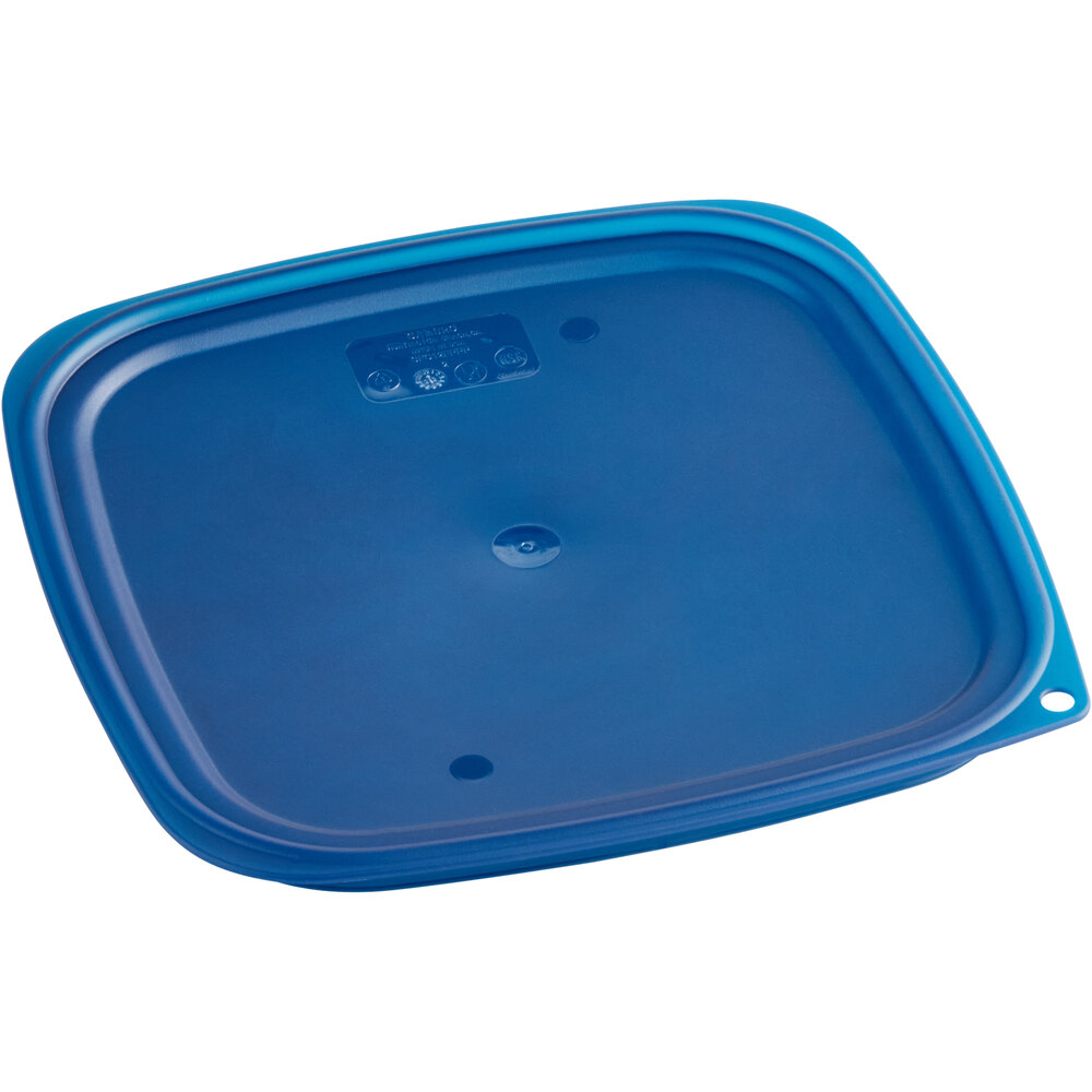 Cambro SFC1FPPP190 CamSquare® FreshPro Translucent Polypropylene Lid ...