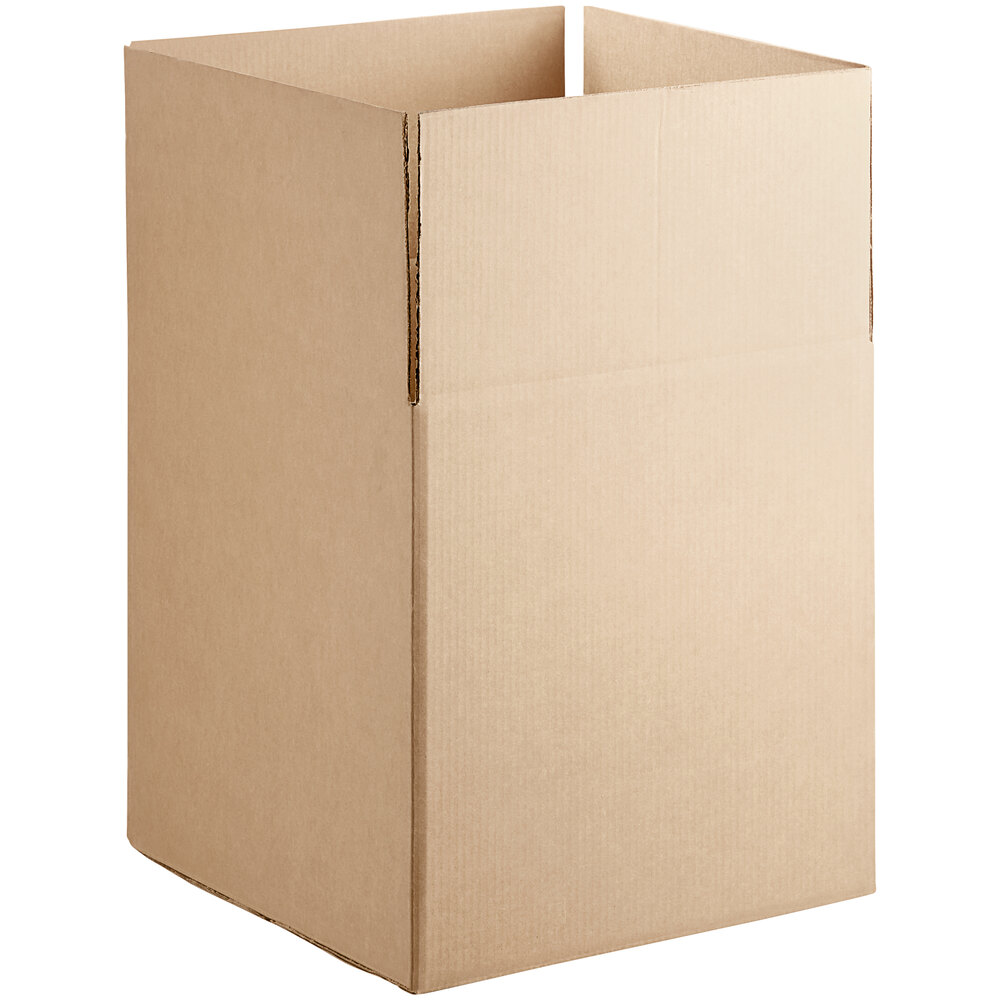 Lavex 20" x 20" x 20" Kraft Heavy-Duty Corrugated RSC Shipping Box - 10 ...