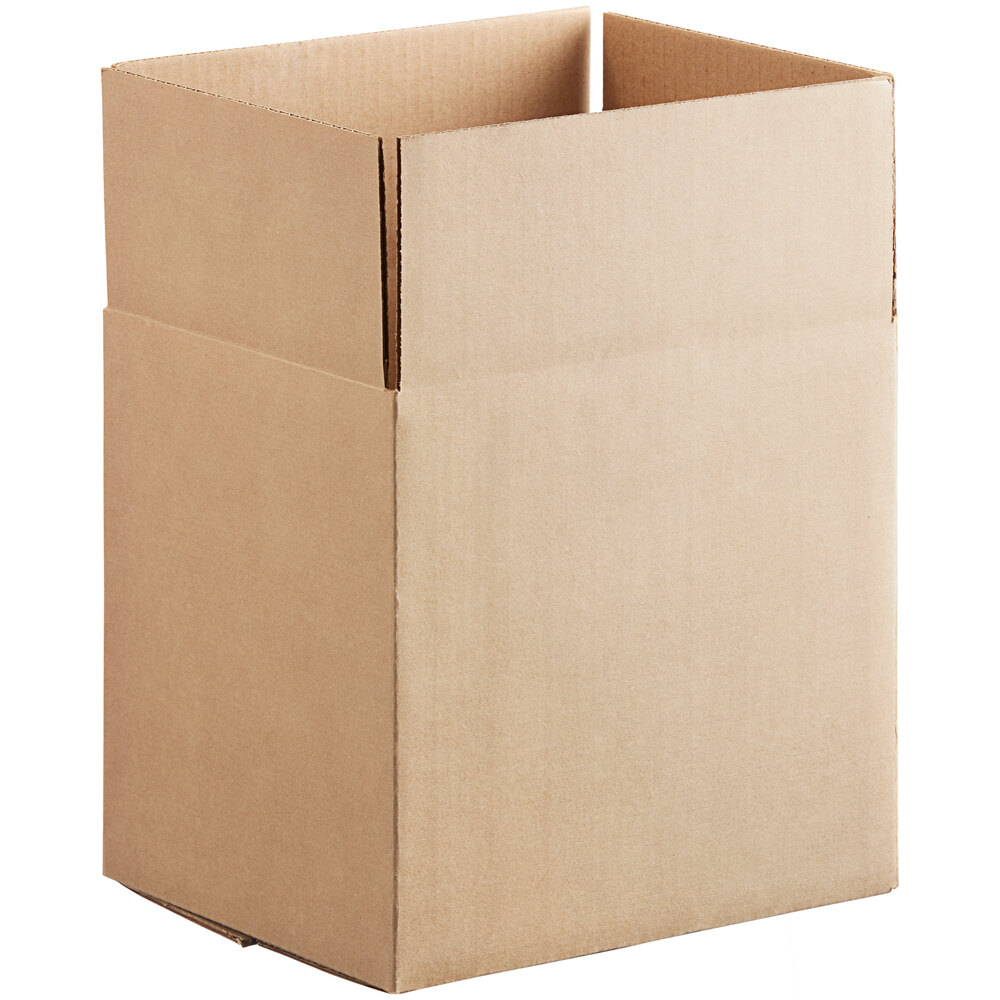 Lavex 11 1/4" x 8 3/4" x 12" Kraft Heavy-Duty Corrugated RSC Shipping ...