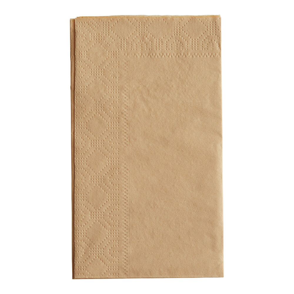 Beige Paper Dinner Napkins, 2-Ply, 15" x 17" - Hoffmaster 180543 - 1000 ...